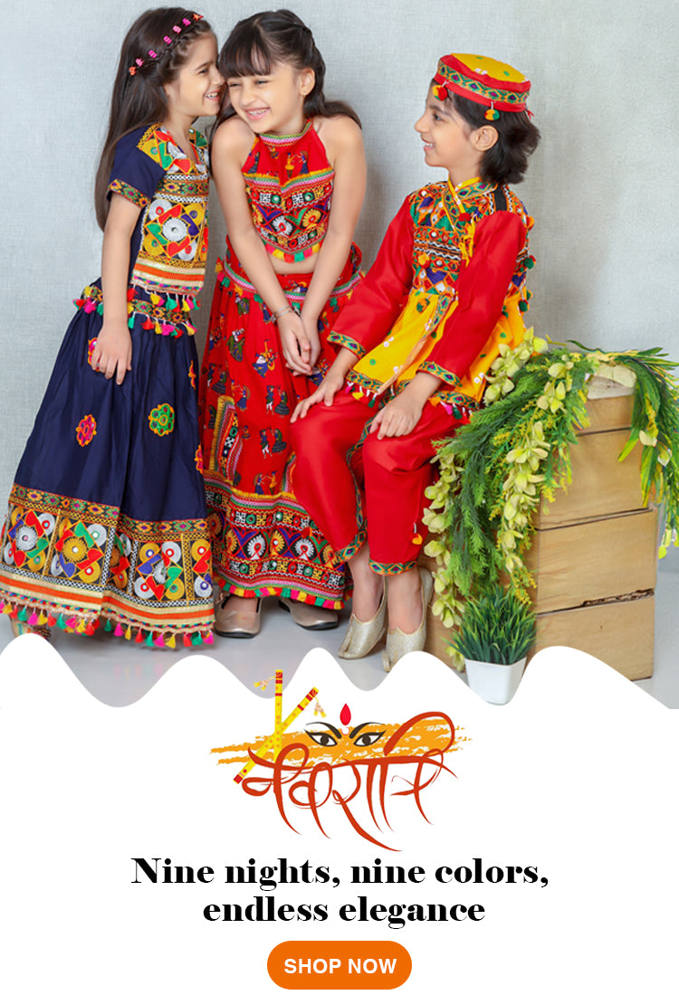 South Indian Traditional Dresses For Kids